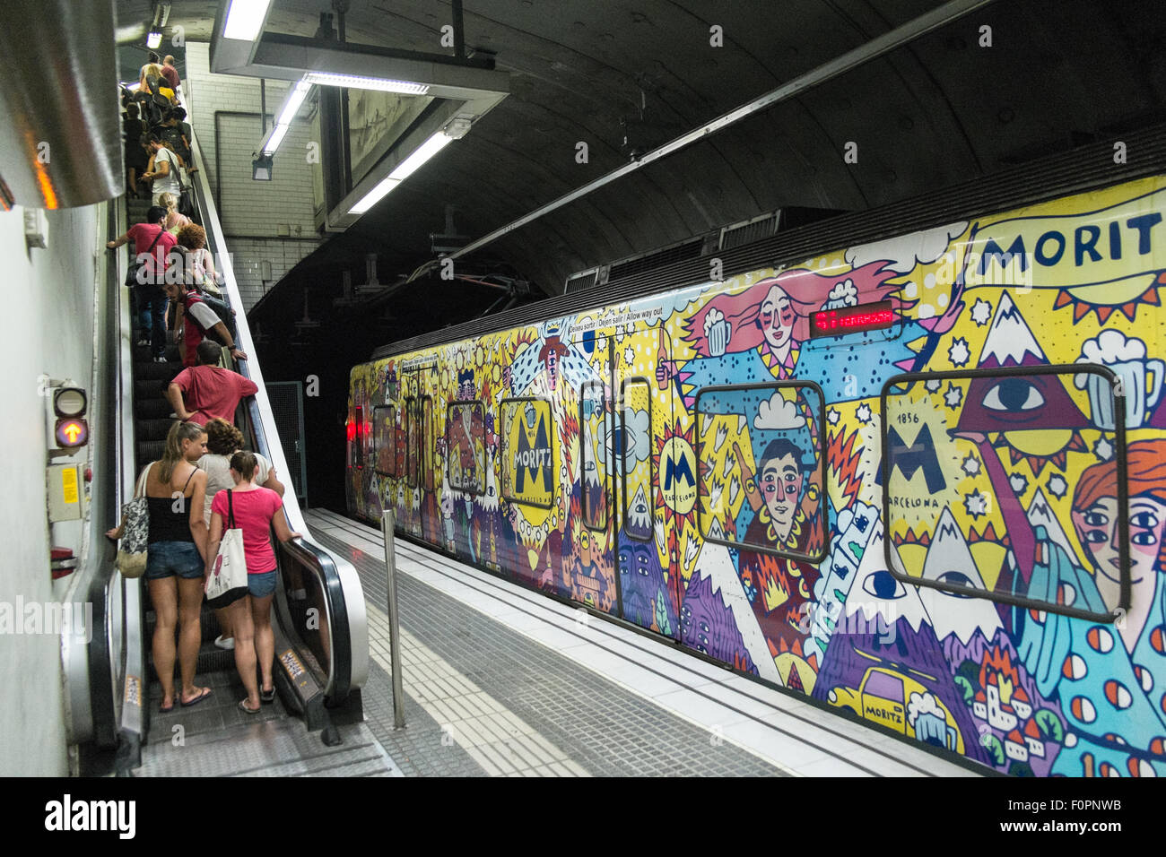 Local train services and underground train stations in Barcelona ...