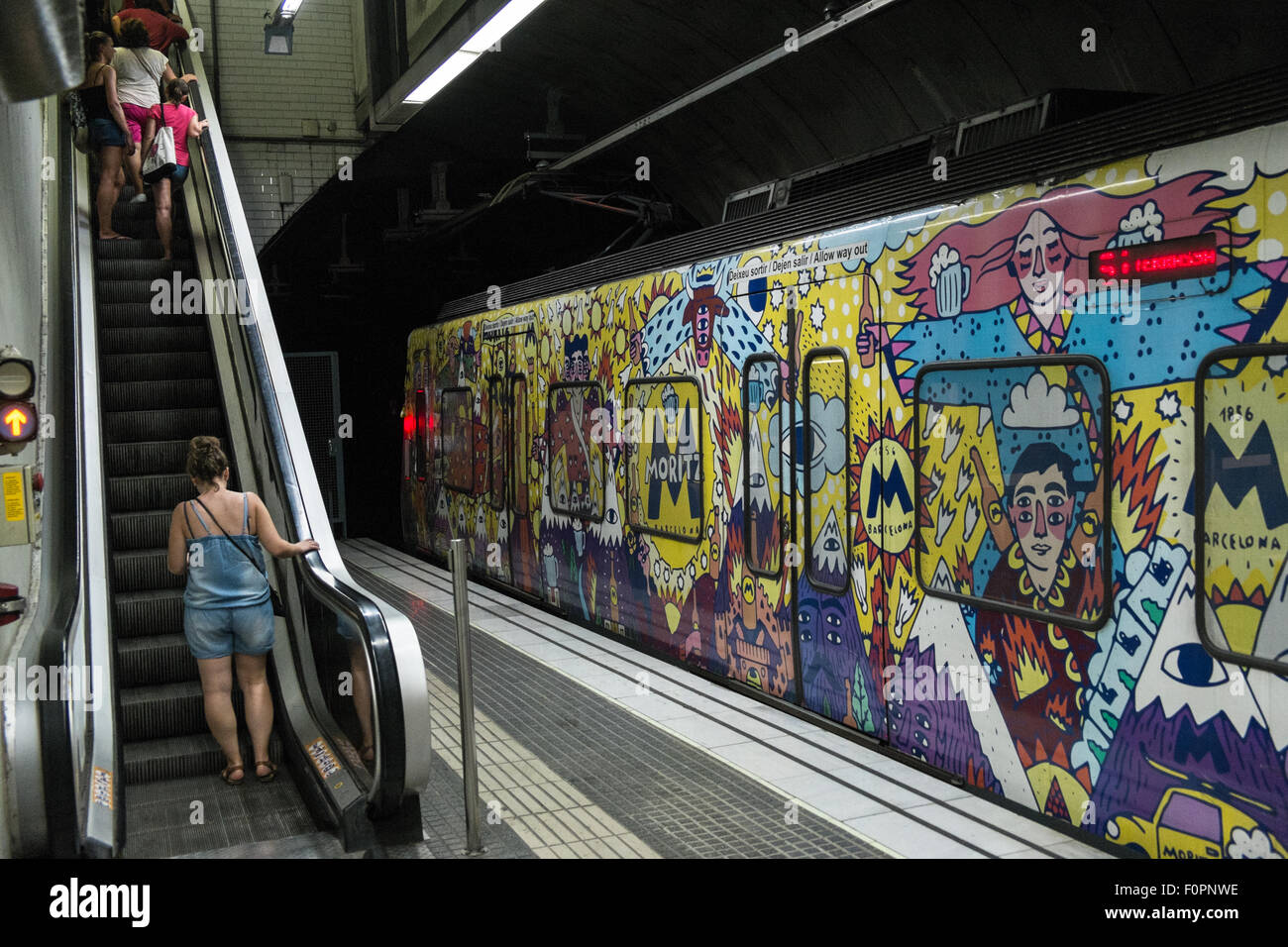 Local train services and underground train stations in Barcelona ...