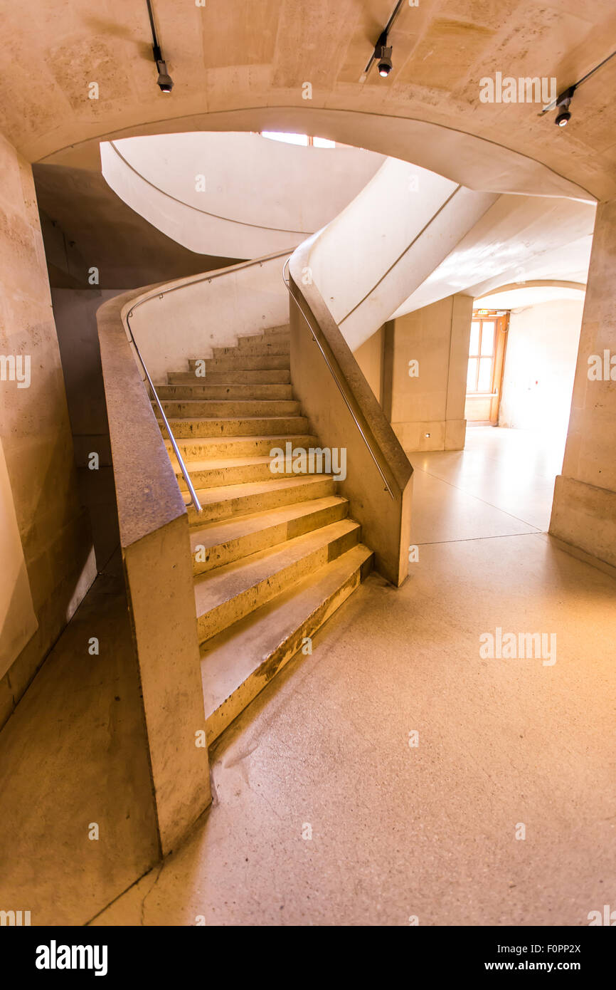 France Paris Louvre exhibition hall Stock Photo - Alamy