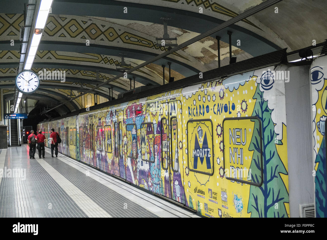 Local train services and underground train stations in Barcelona ...
