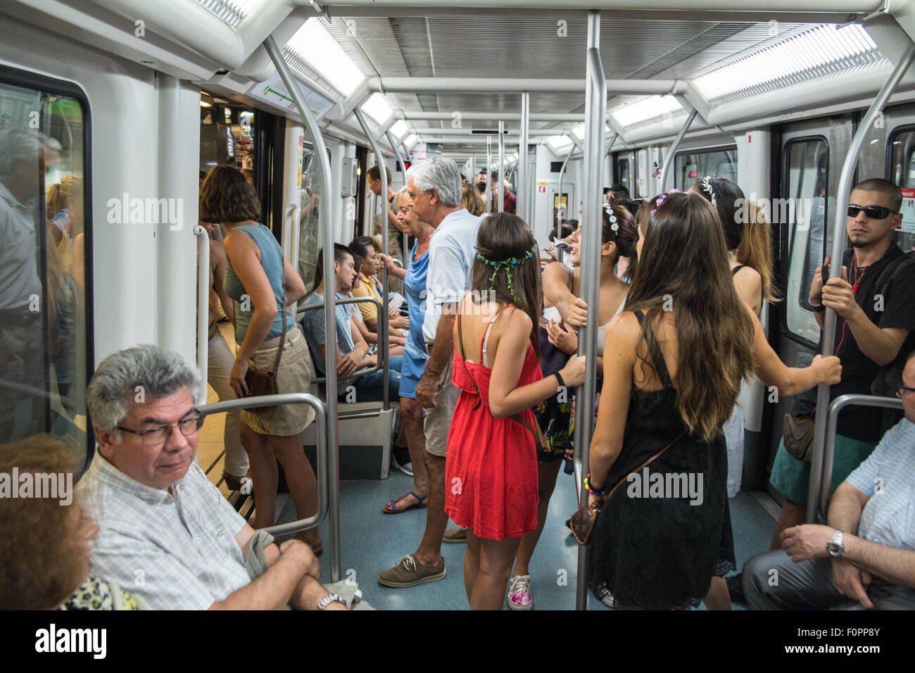 Local train services and underground train stations in Barcelona ...