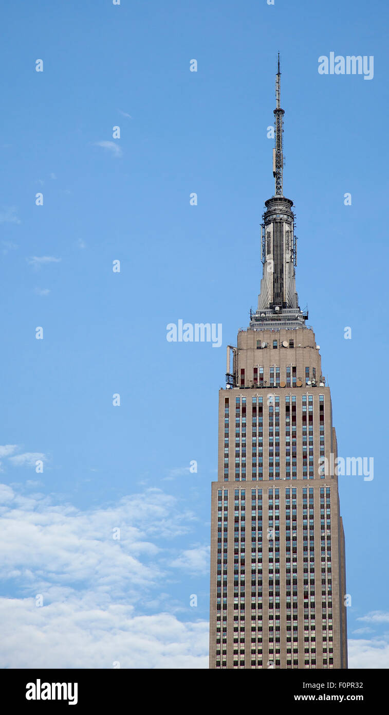 USA, New York State, New York City, Manhattan, Empire State Building ...