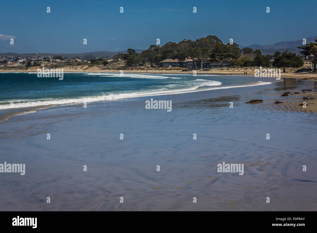 Monterey Bay beach Stock Photo - Alamy