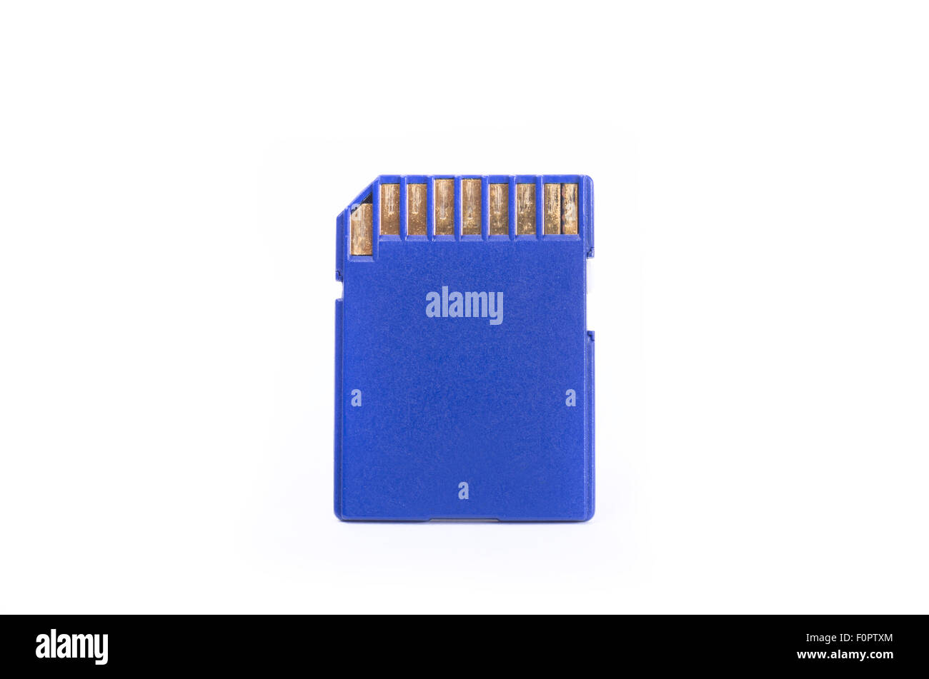 Media SD card close up isolated on white Stock Photo - Alamy