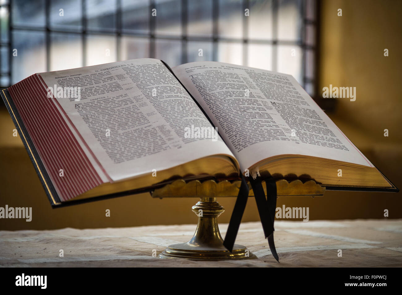 Holy Bible at Stirling Castle, Scotland Stock Photo - Alamy