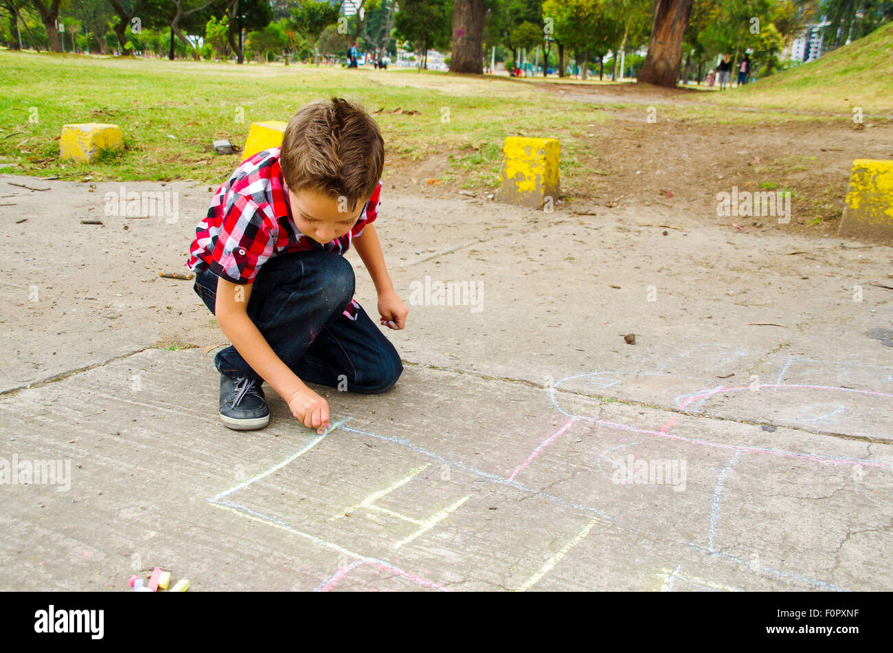 Hopscotch child hi-res stock photography and images - Alamy