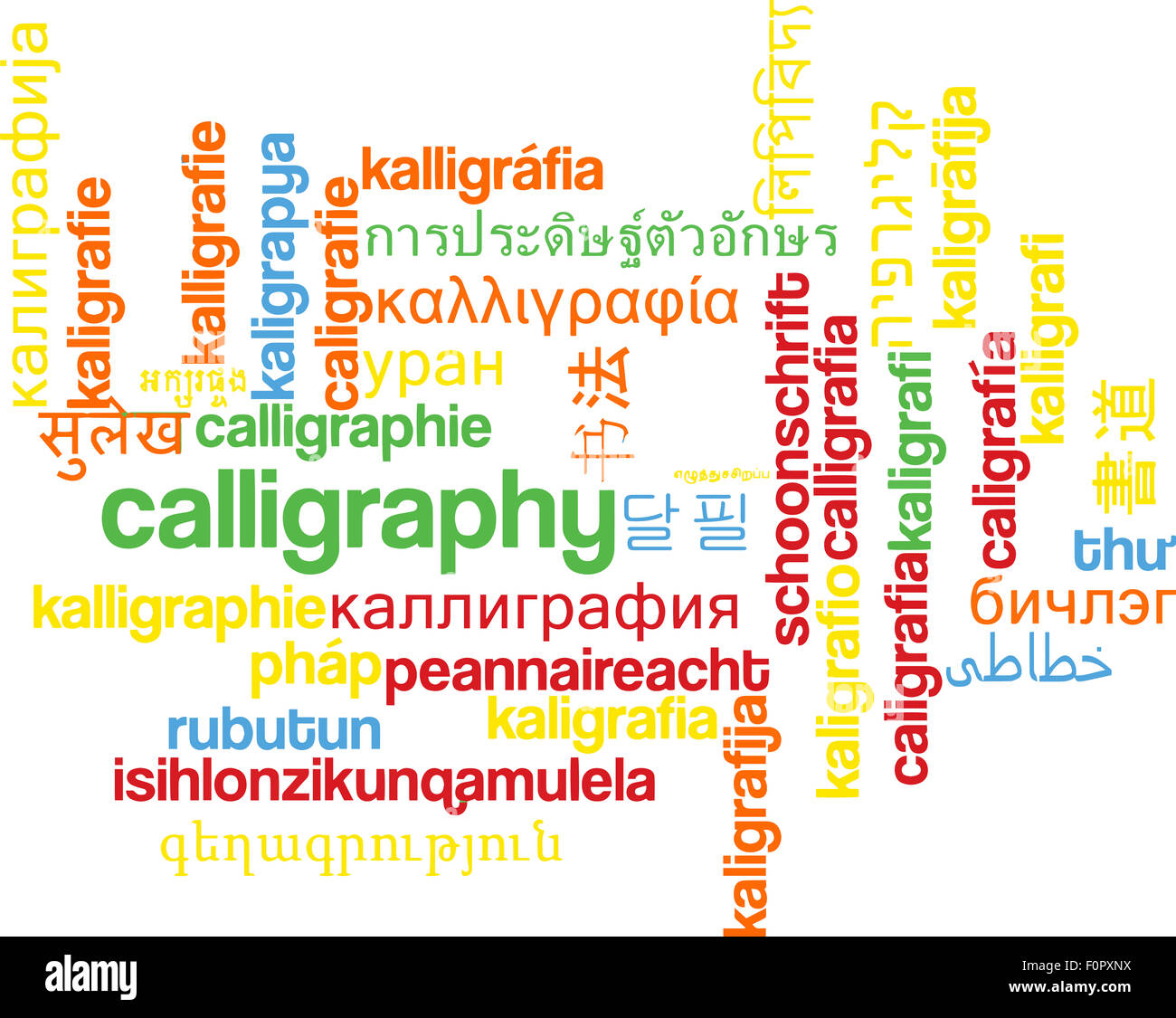 Korean calligraphy script hi-res stock photography and images - Alamy