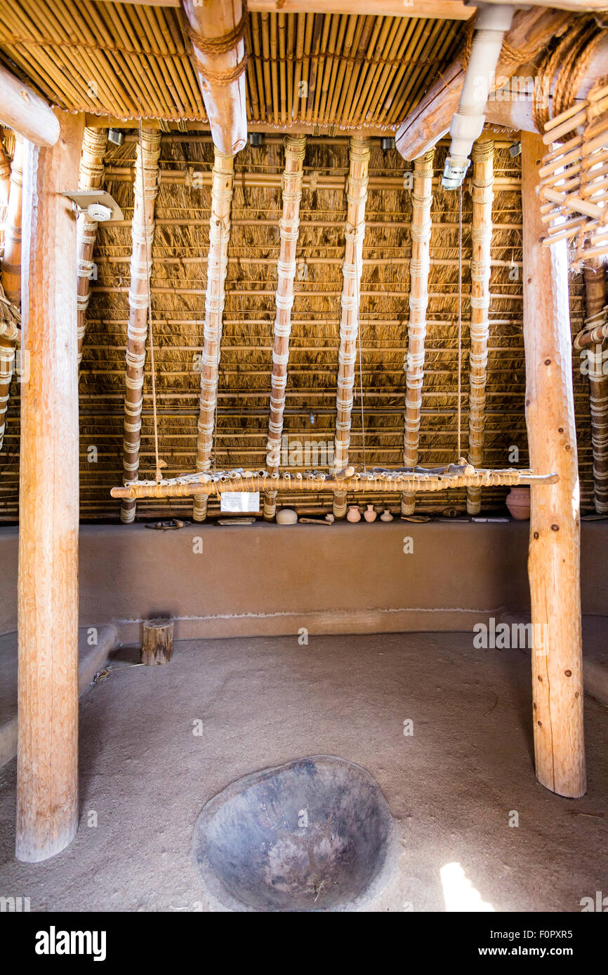 Japan, Yoshinogari iron age Historical Park. South Village ...