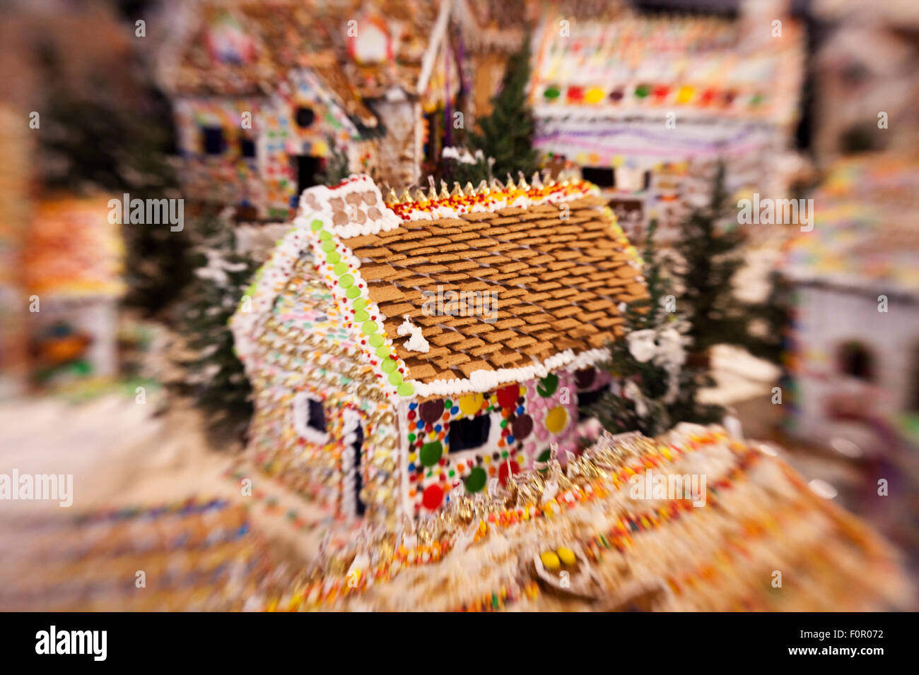 Gingerbread Dream House Stock Photo - Alamy