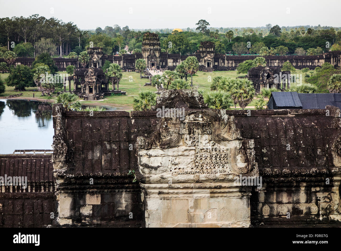 Angkor wat view hi-res stock photography and images - Alamy