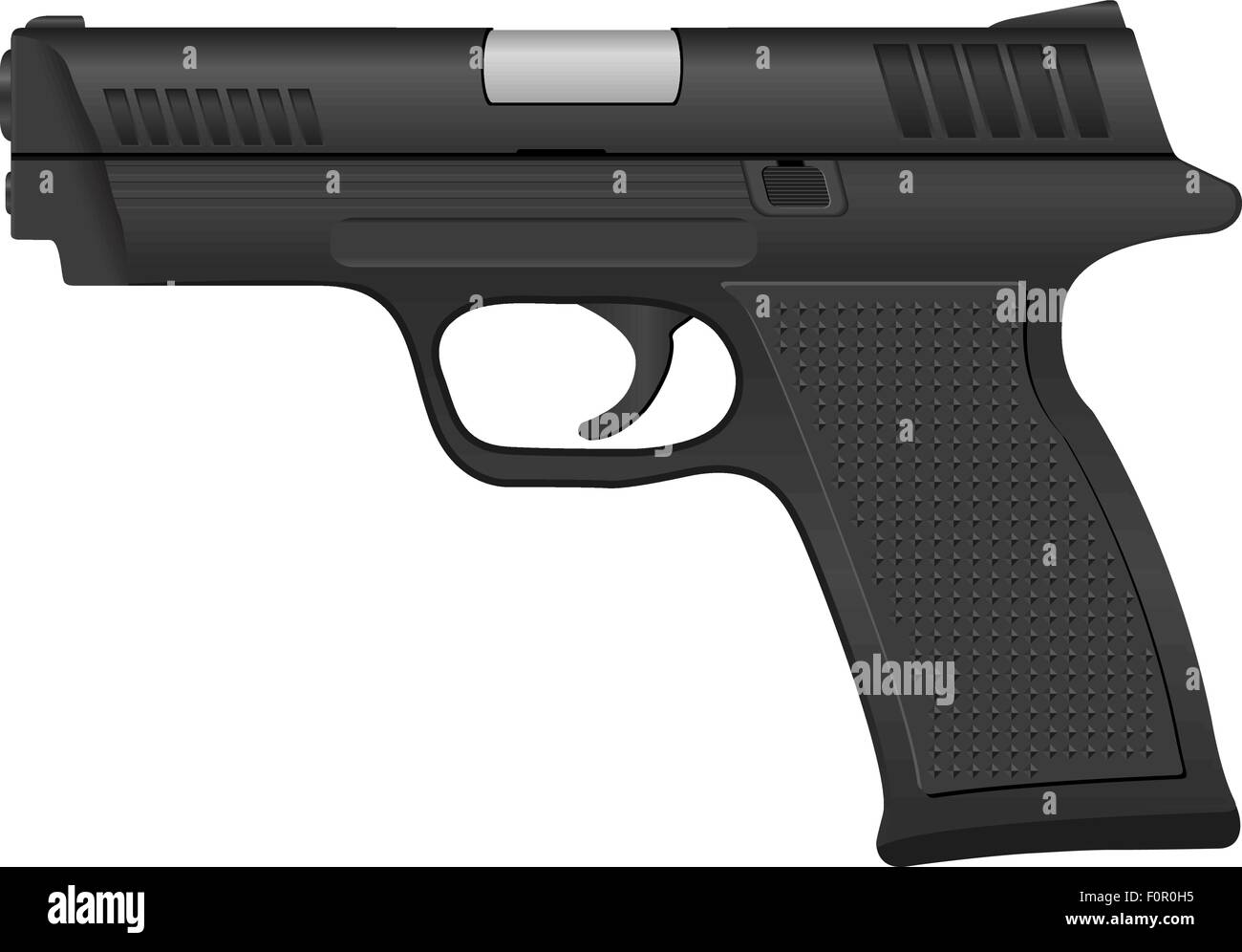 Pistol vector vectors hi-res stock photography and images - Alamy