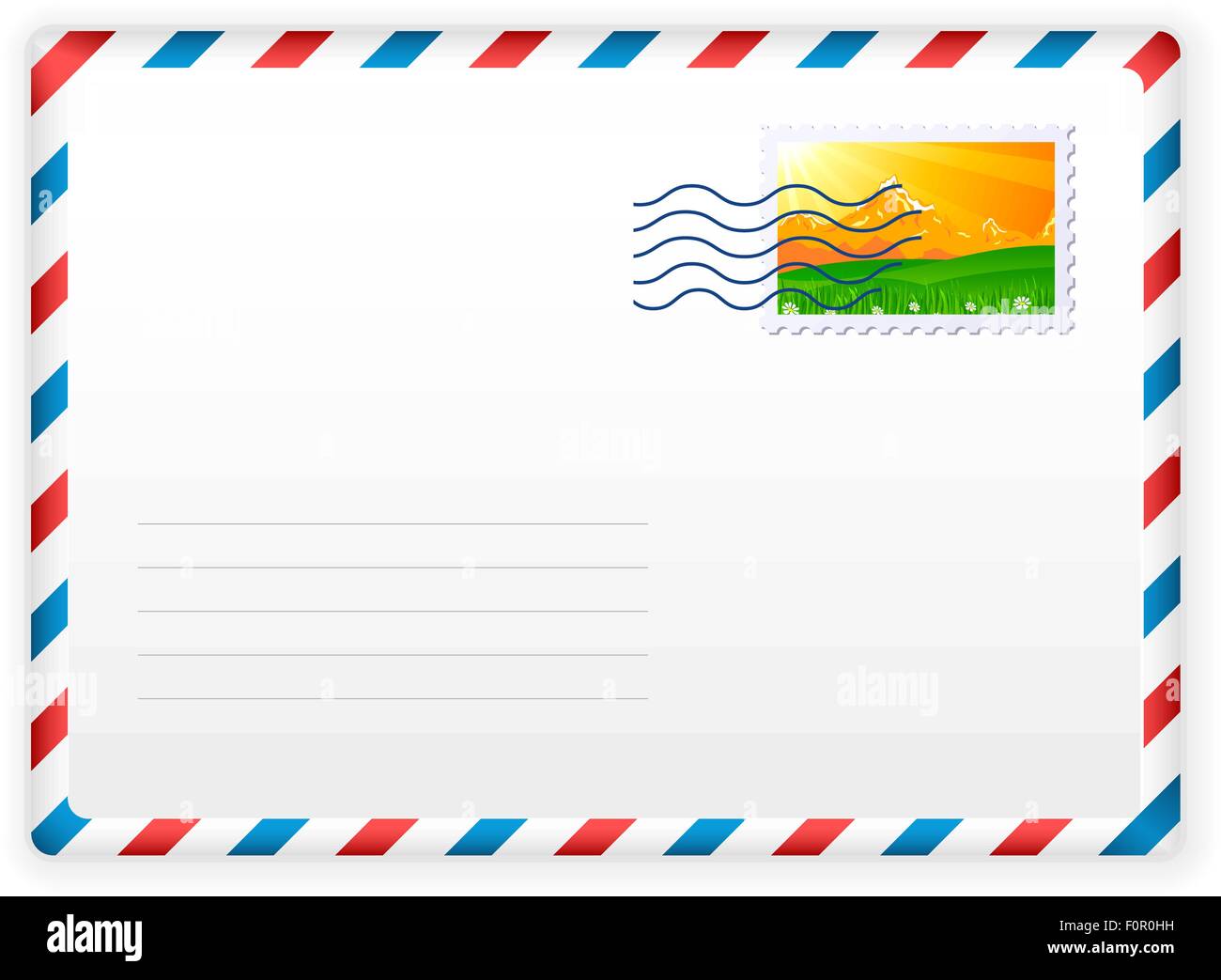 Mail icon on a white background. Vector illustration Stock Vector Image ...