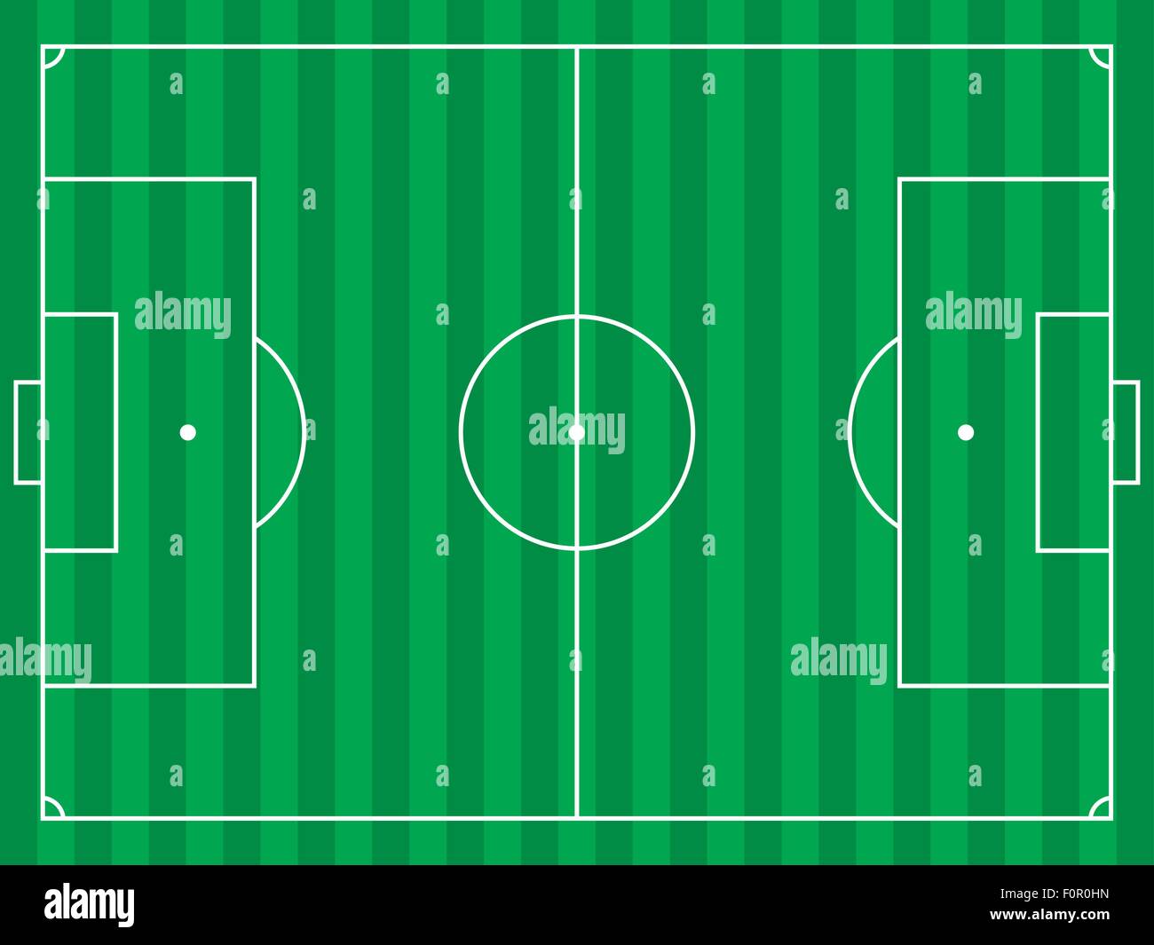 Green football field background. Vector illustration Stock Vector Image ...