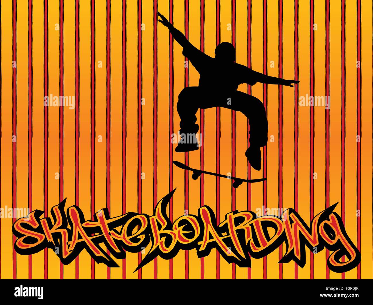 Graffiti skate Stock Vector Images - Alamy