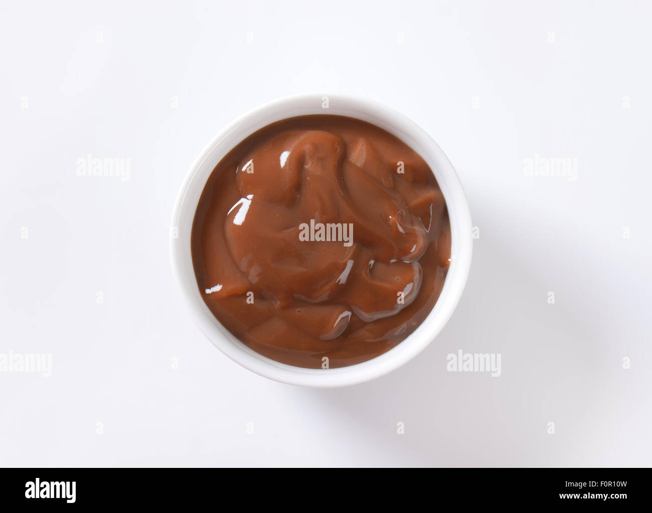 bowl of chocolate pudding Stock Photo - Alamy