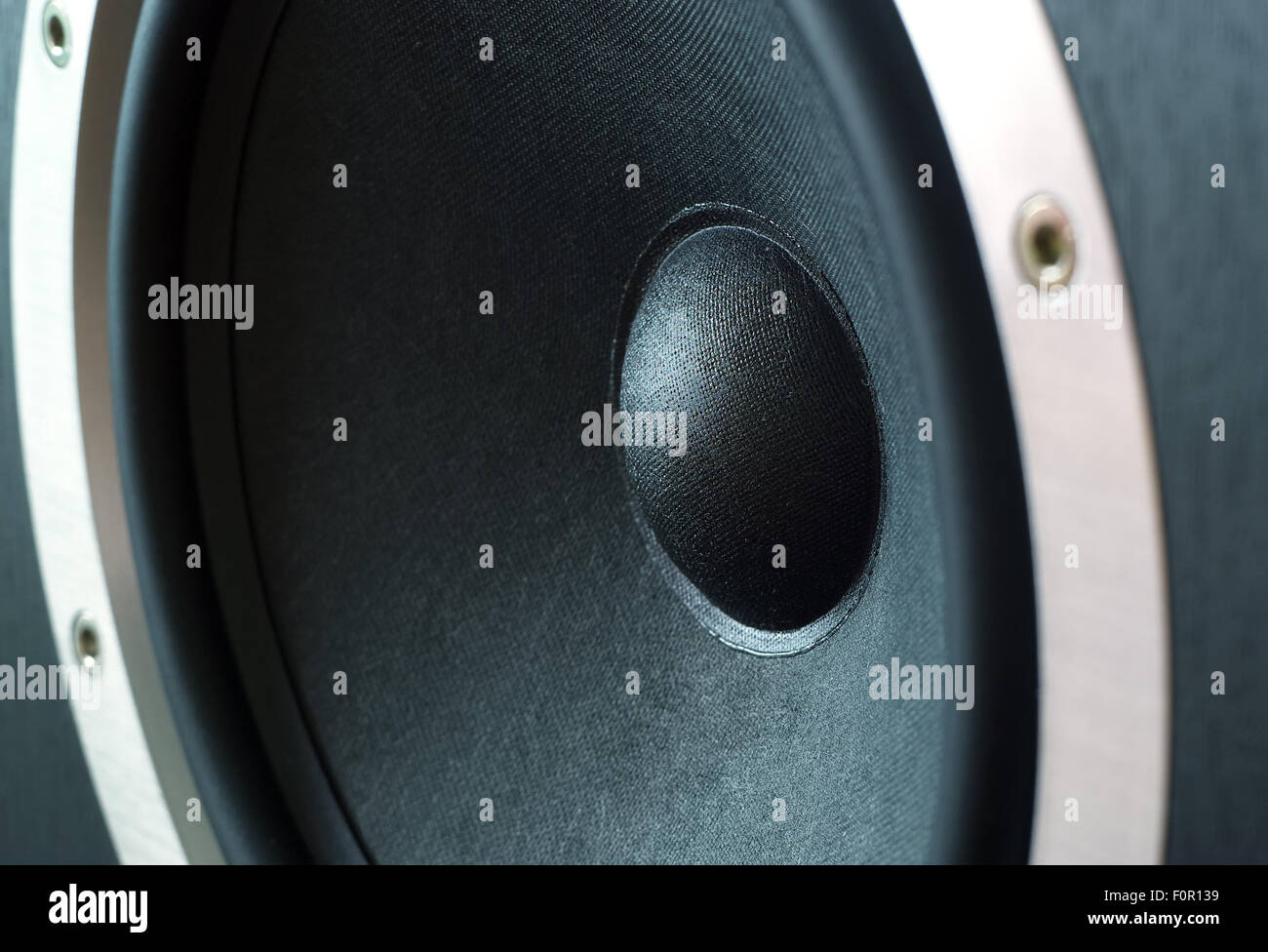speaker close up. Element speaker system Stock Photo - Alamy