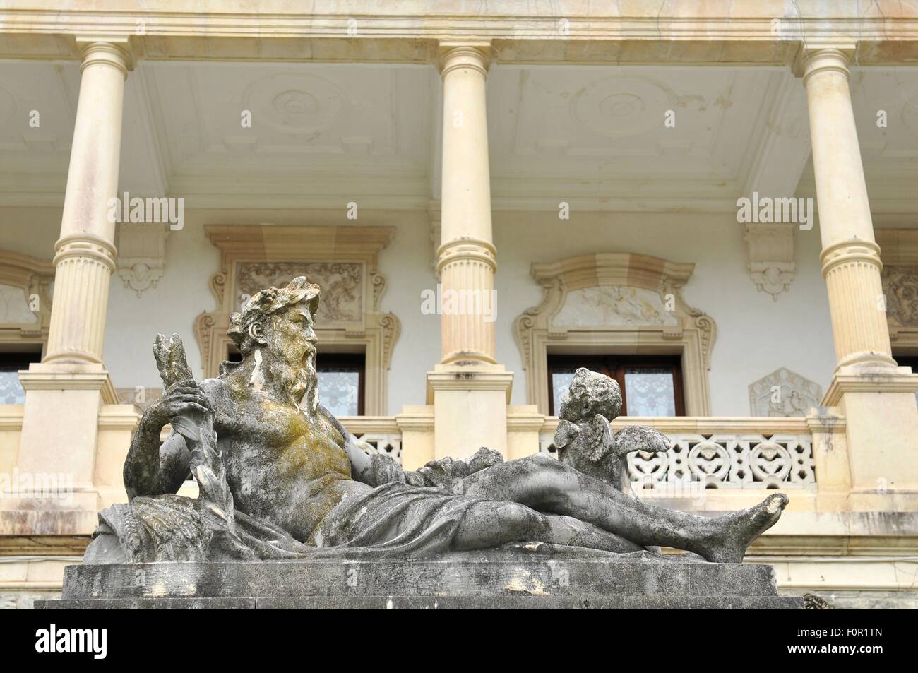Architectural detail of old statue Stock Photo - Alamy