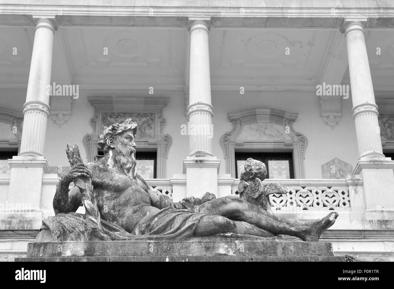 Architectural detail of old statue Stock Photo - Alamy