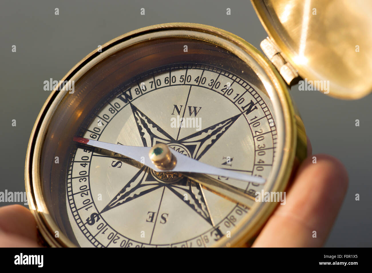 Classic style Compass Stock Photo - Alamy