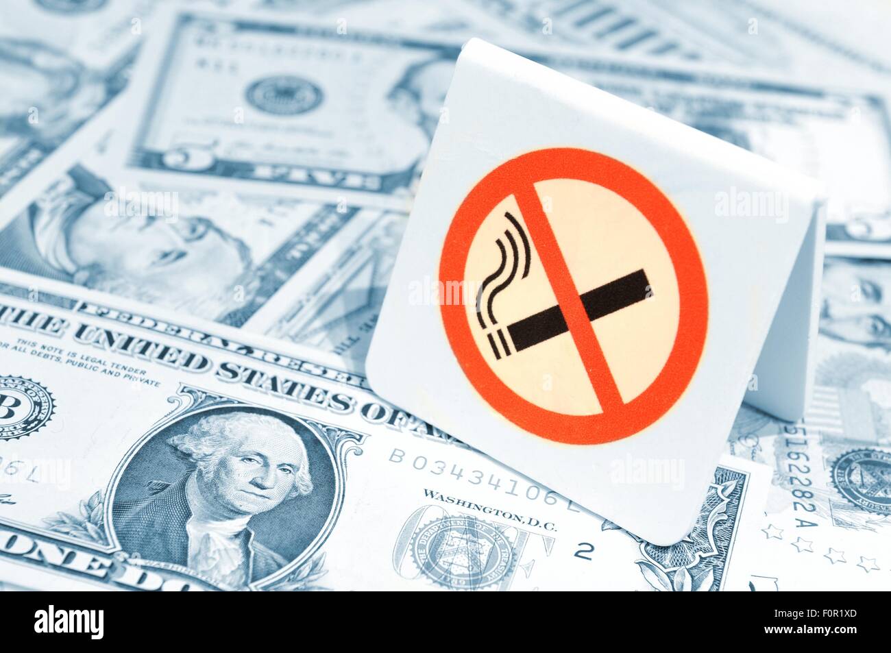 Price of smoking in US dollars Stock Photo - Alamy