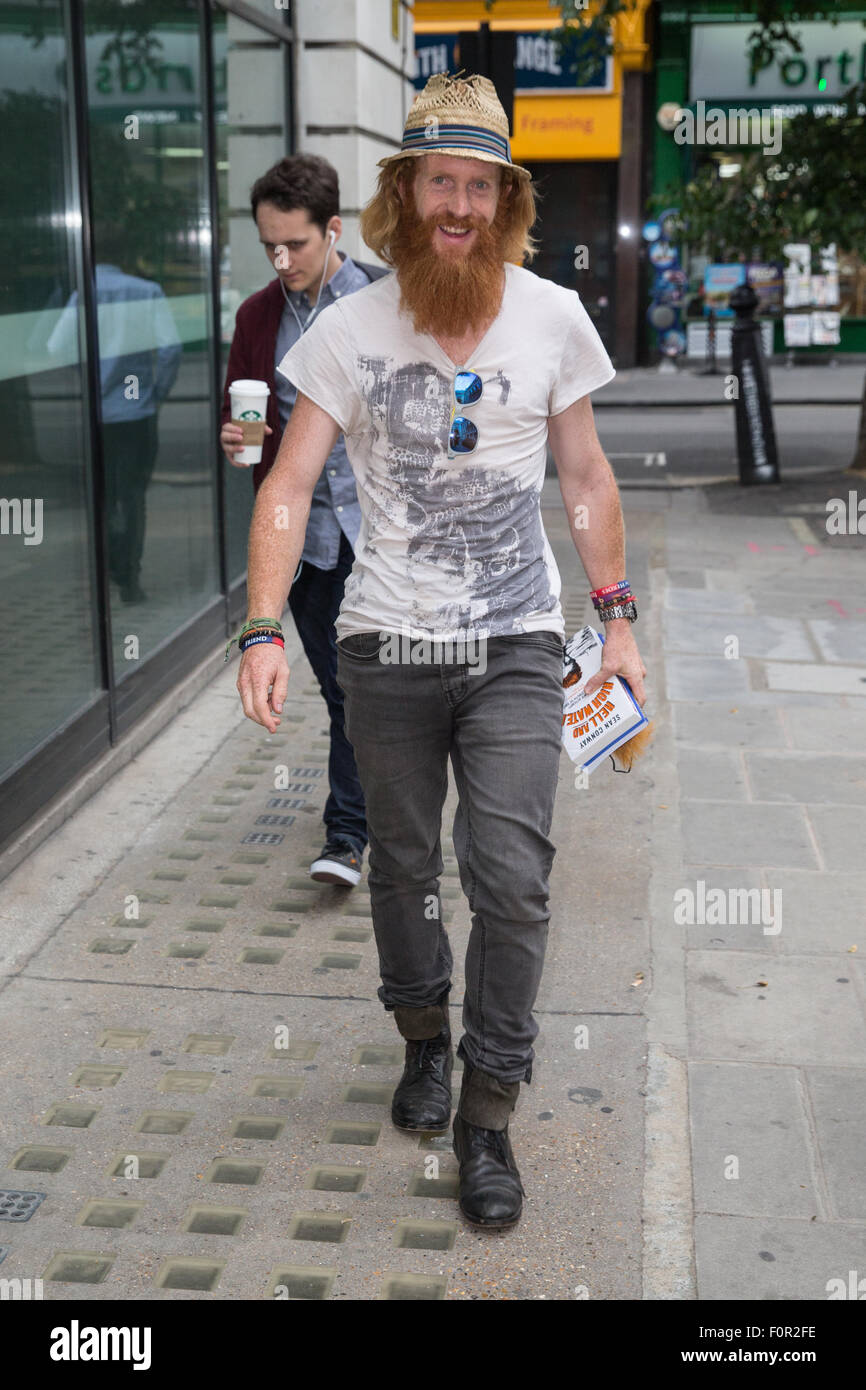 Sean Conway pictured arriving at the Radio 2 studio to appear as a ...