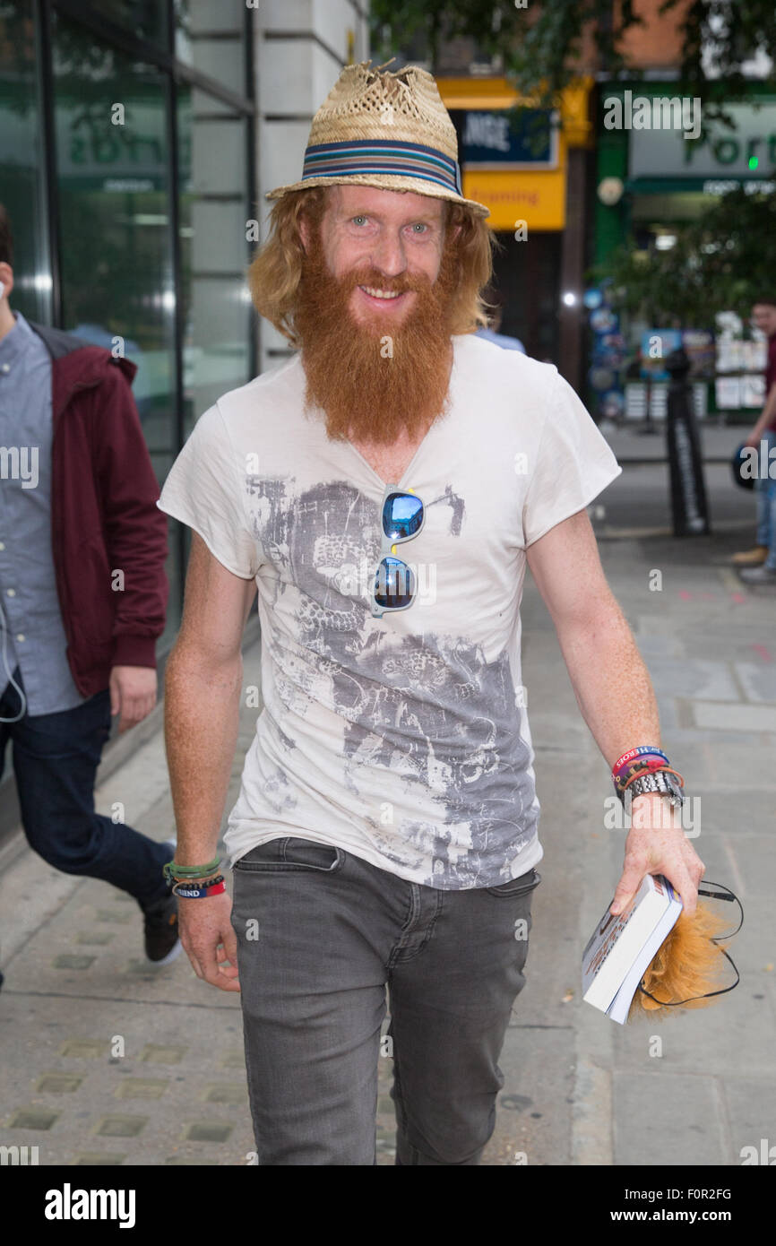 Sean Conway pictured arriving at the Radio 2 studio to appear as a ...