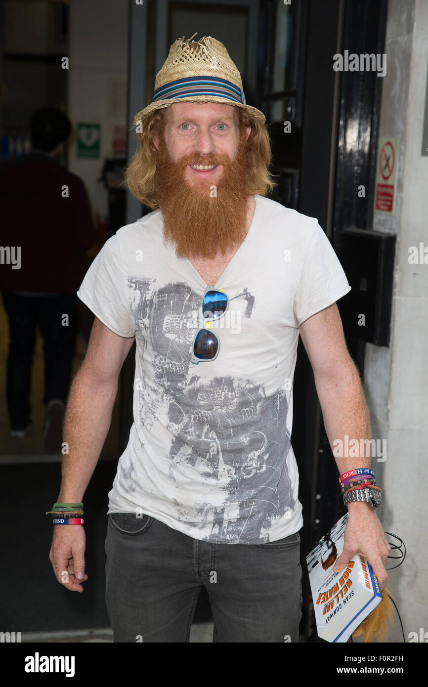 Sean Conway pictured arriving at the Radio 2 studio to appear as a ...
