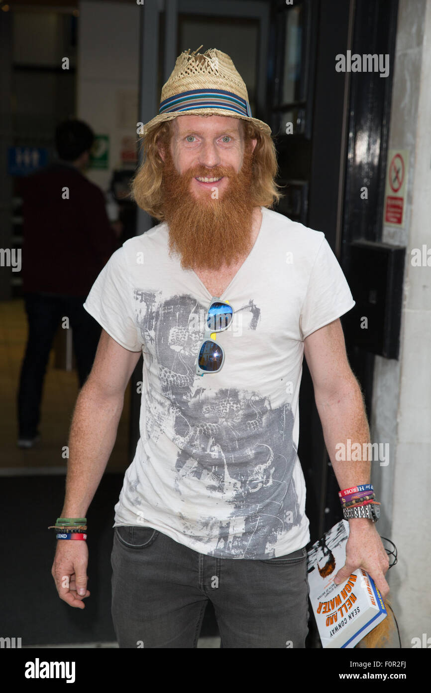 Sean Conway pictured arriving at the Radio 2 studio to appear as a ...