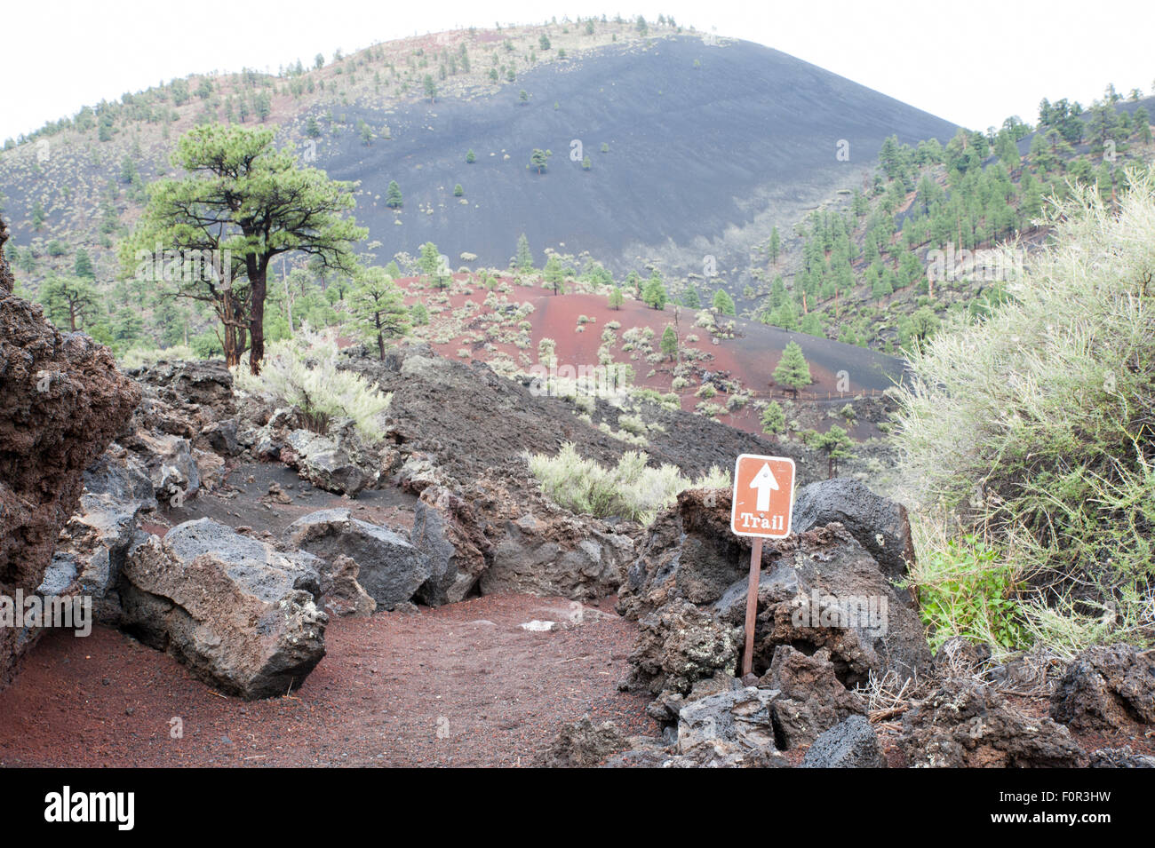 Sunset Crater Volcano National Monument near Flagstaff, Arizona, USA ...