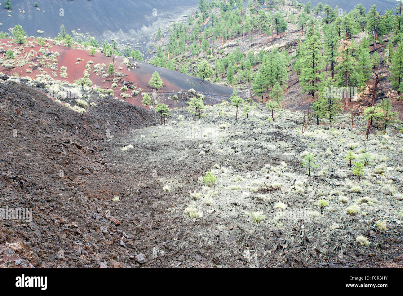 Flagstaff sunset volcano crater hi-res stock photography and images - Alamy