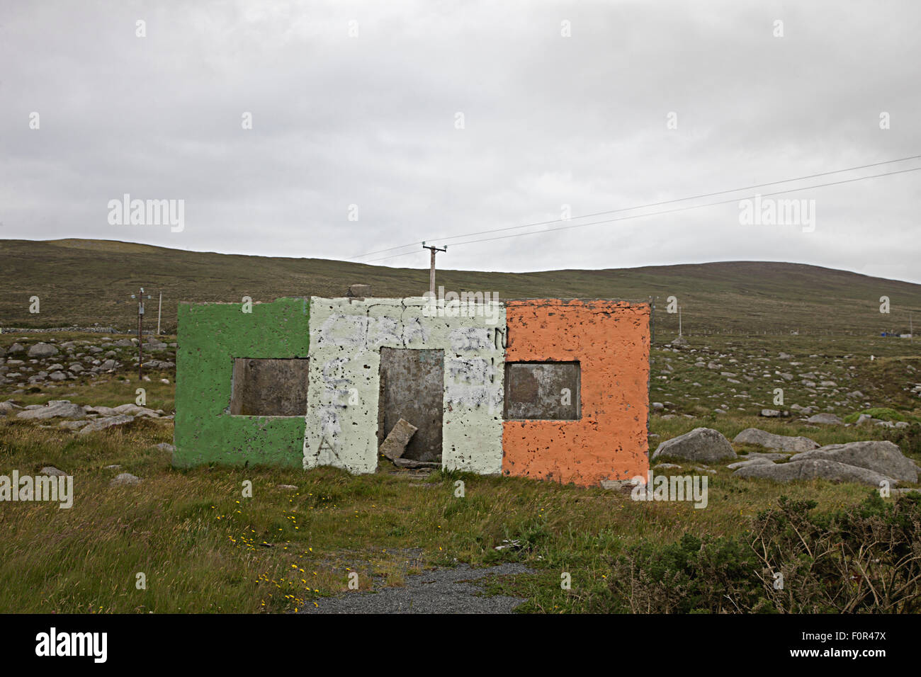 Flag painted building hi-res stock photography and images - Alamy