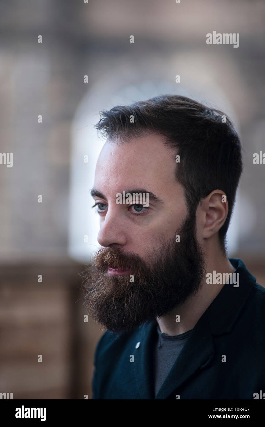 British novelist and journalist Ned Beauman, appearing at the Edinburgh ...