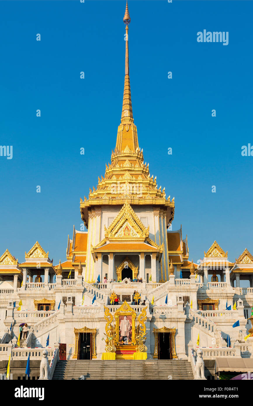 Thailand, Bangkok, Wat Traimit, Temple of the Golden Buddha Stock Photo ...