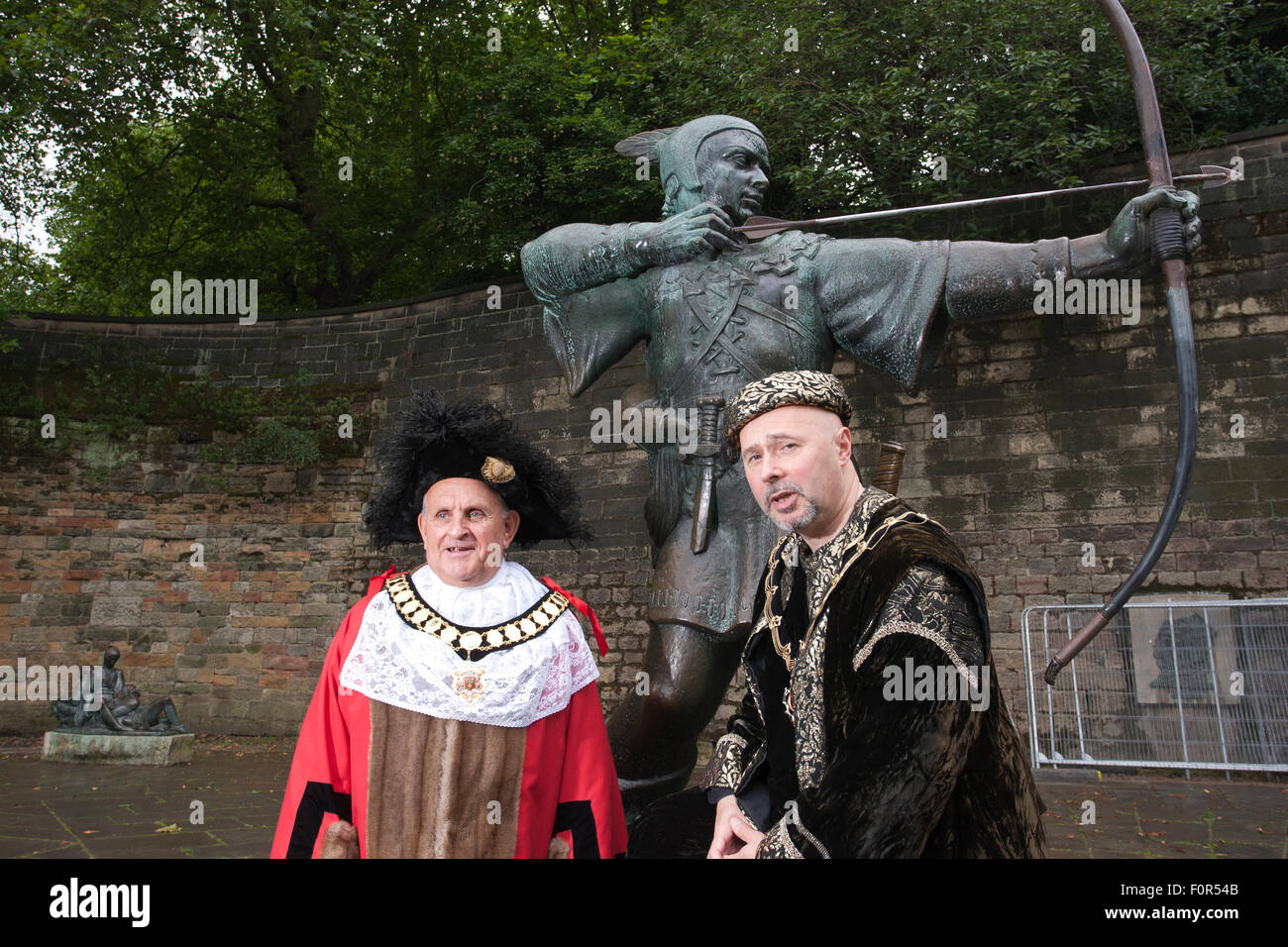 The Lord Mayor of Nottingham Mick Wildgust with The Sheriff of ...