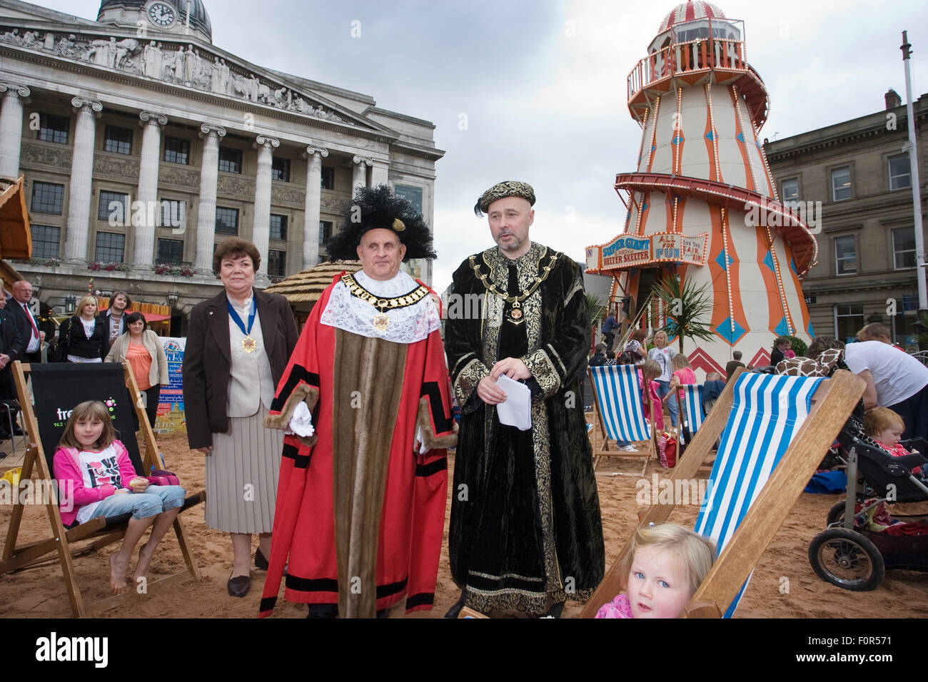 The Lord Mayor of Nottingham Mick Wildgust with The Sheriff of ...
