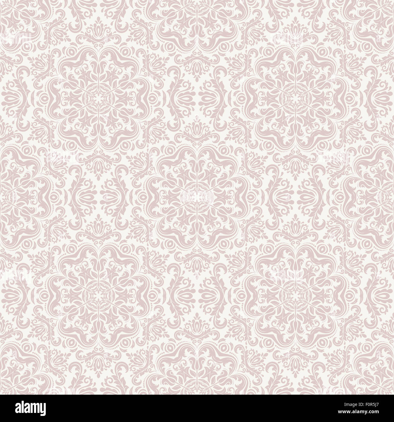 Damask seamless texture. Fine traditional pink background with oriental ...
