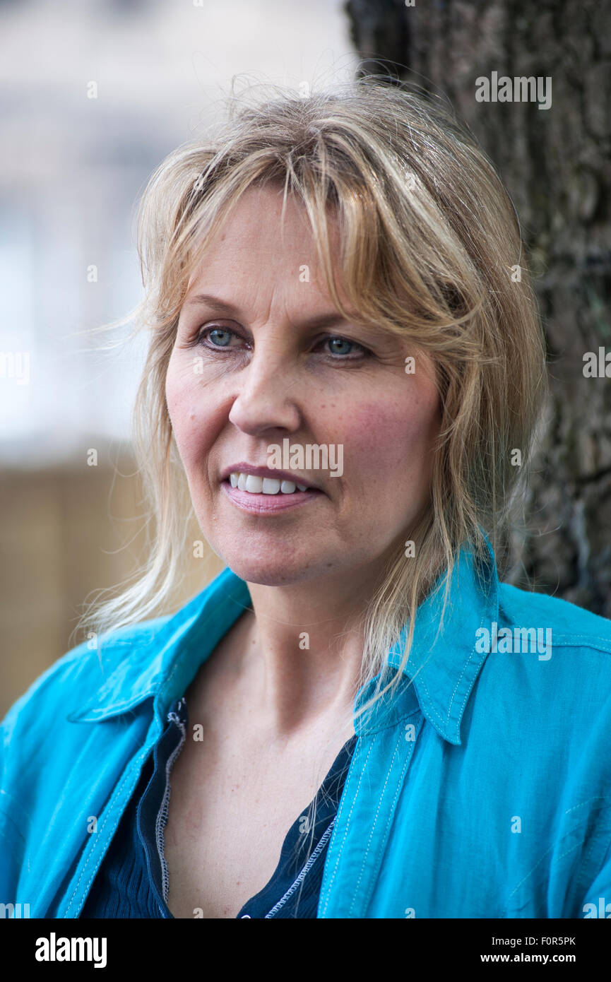 Screenwriter Philippa Langley appearing at the Edinburgh International Book Festival 2014 ...