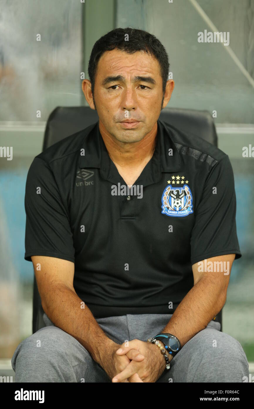 Tokyo, Japan. 16th Aug, 2015. Kenta Hasegawa (Gamba) Football/Soccer ...