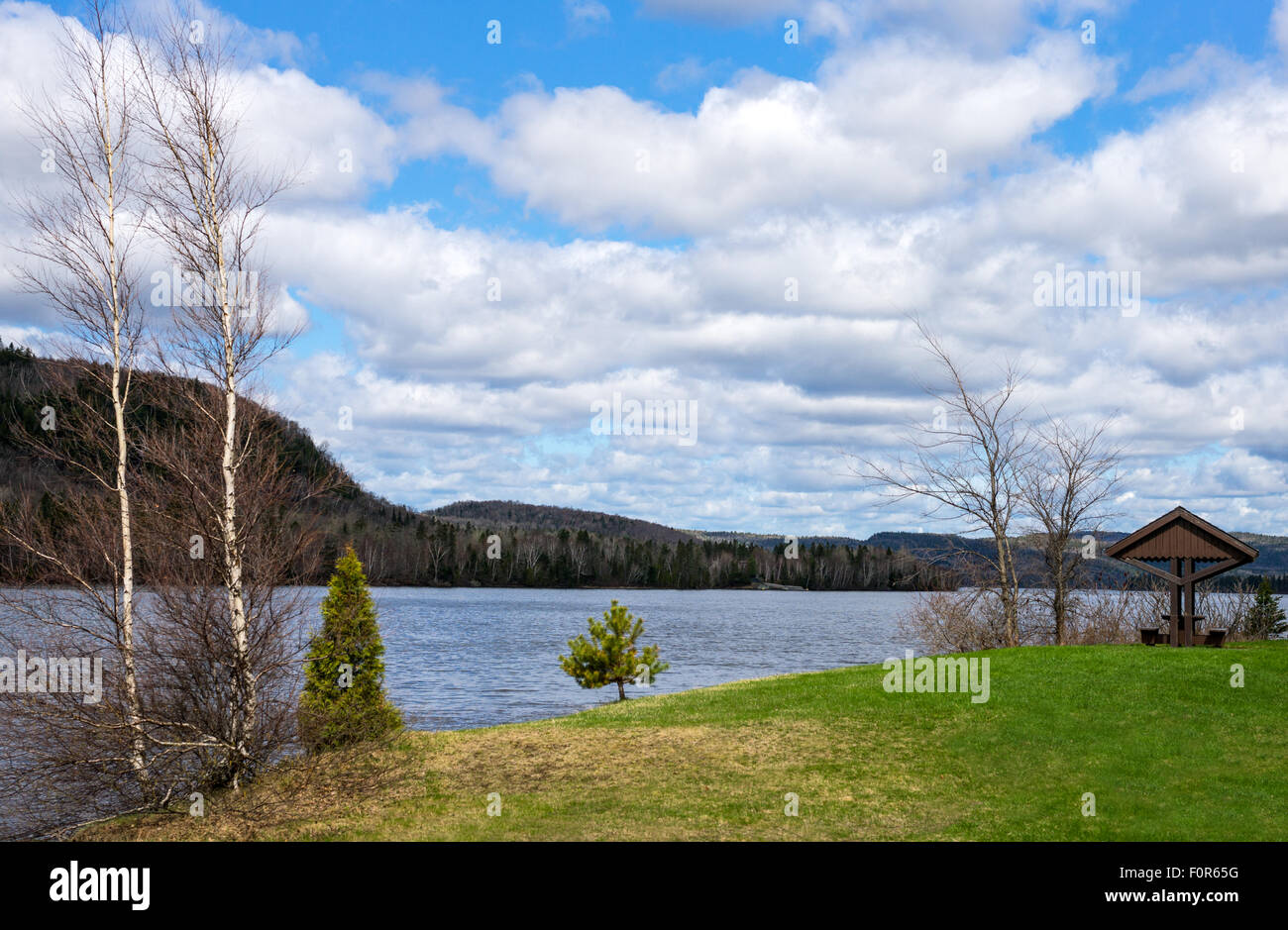 Quebec, La Tuque, landscapes on the 155 road Stock Photo - Alamy