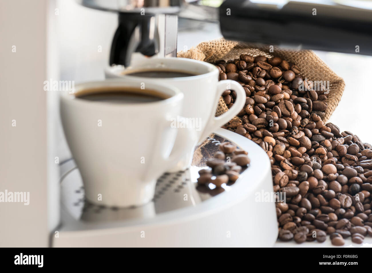 Two coffee beans hi-res stock photography and images - Alamy