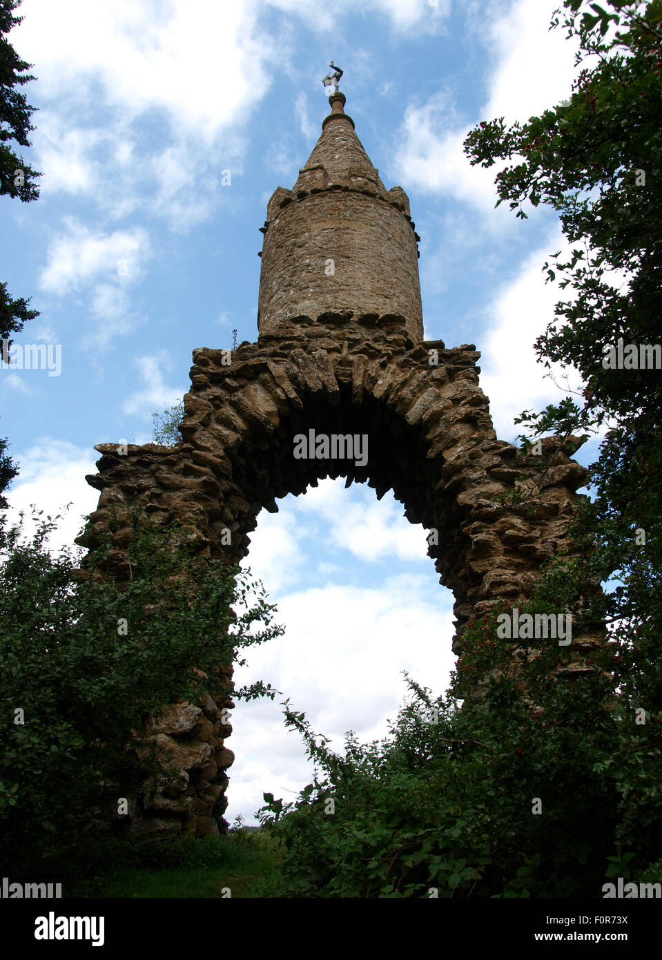 Jack the Treacle Eater one of four Barwick Park follies, near Yeovil ...