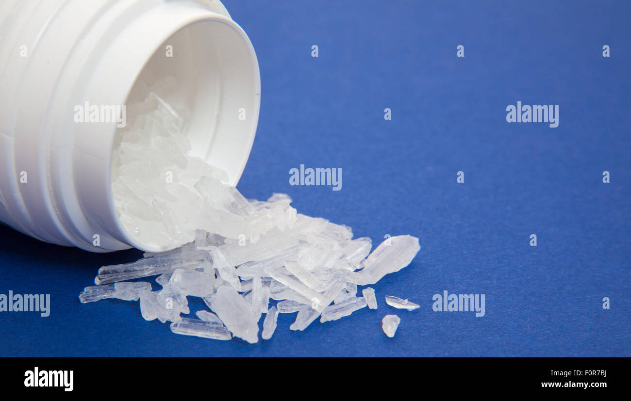 Methamphetamine also known as crystal meth Stock Photo - Alamy