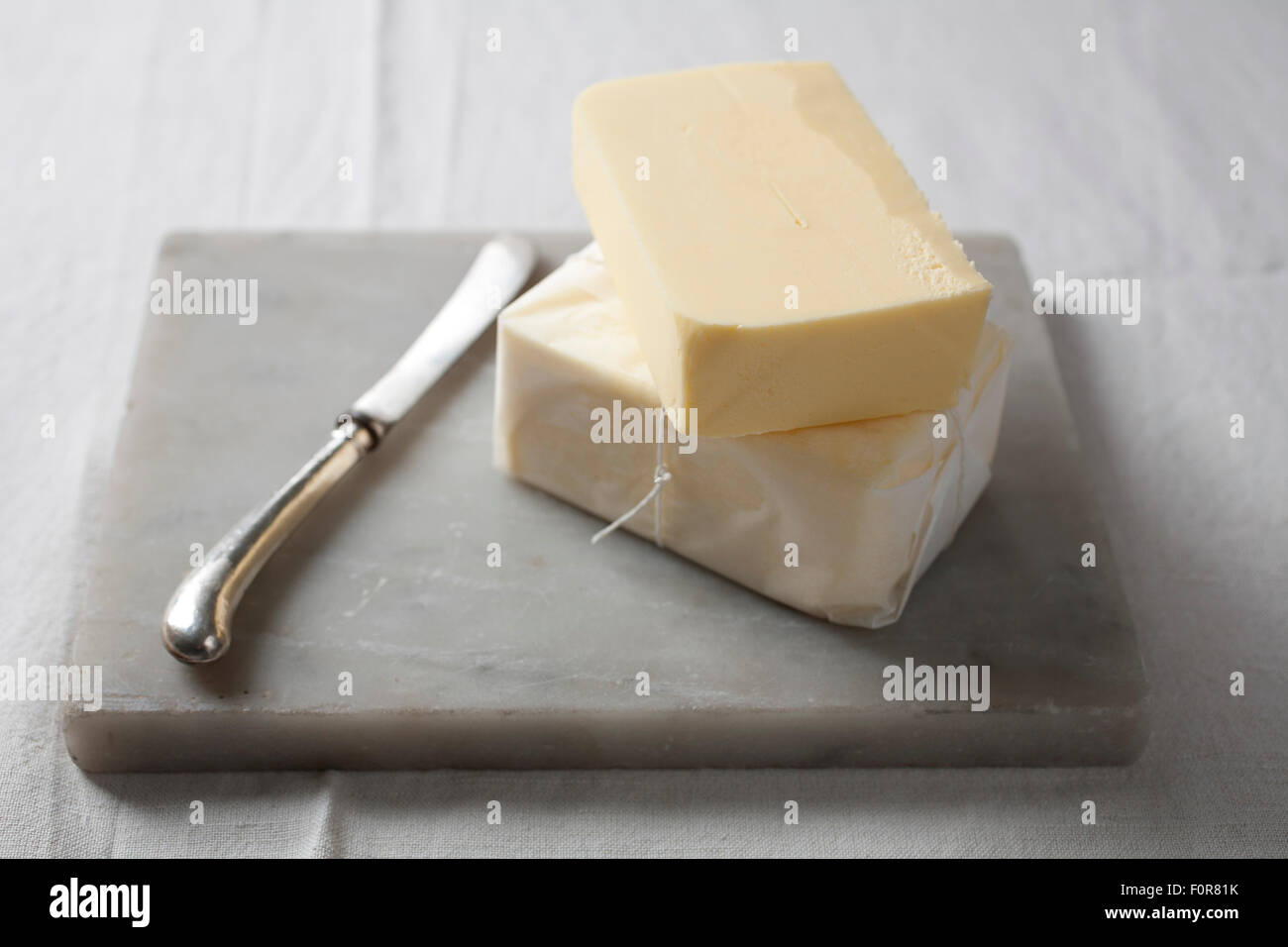Home made butter Stock Photo - Alamy