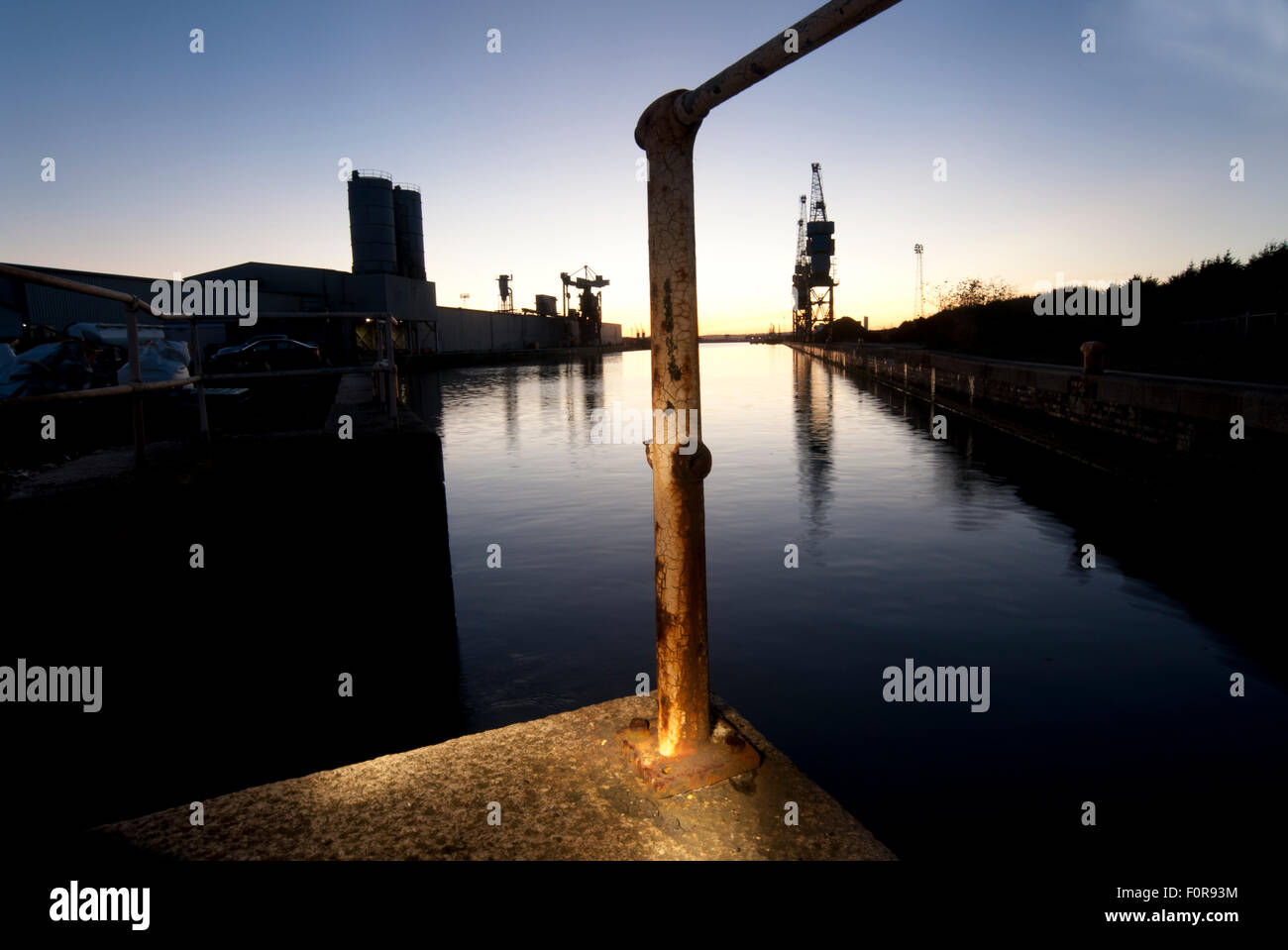 Swansea docks, south Wales, UK Stock Photo - Alamy