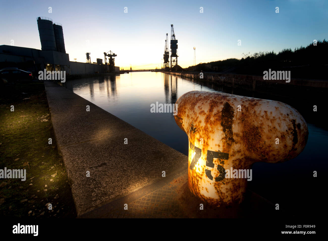Swansea docks, south Wales, UK Stock Photo - Alamy