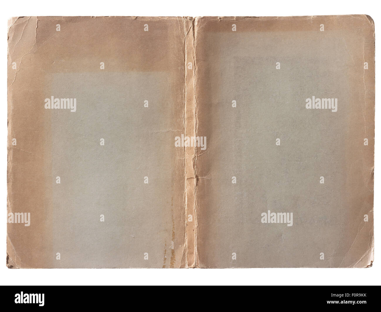 Open book cover isolated on white with clipping path Stock Photo - Alamy