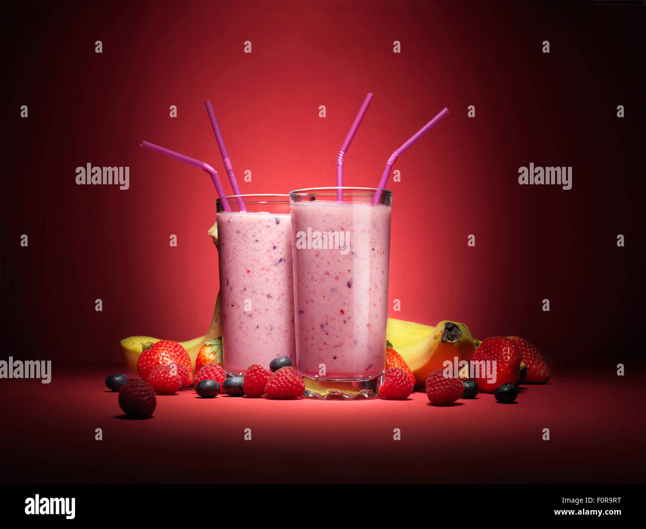 Milkshake with two straws hi-res stock photography and images - Alamy