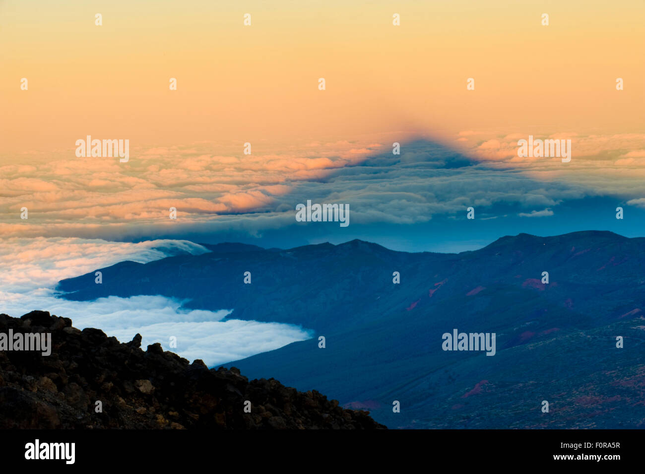 The Shadow Of Mount Teide High Resolution Stock Photography and Images ...