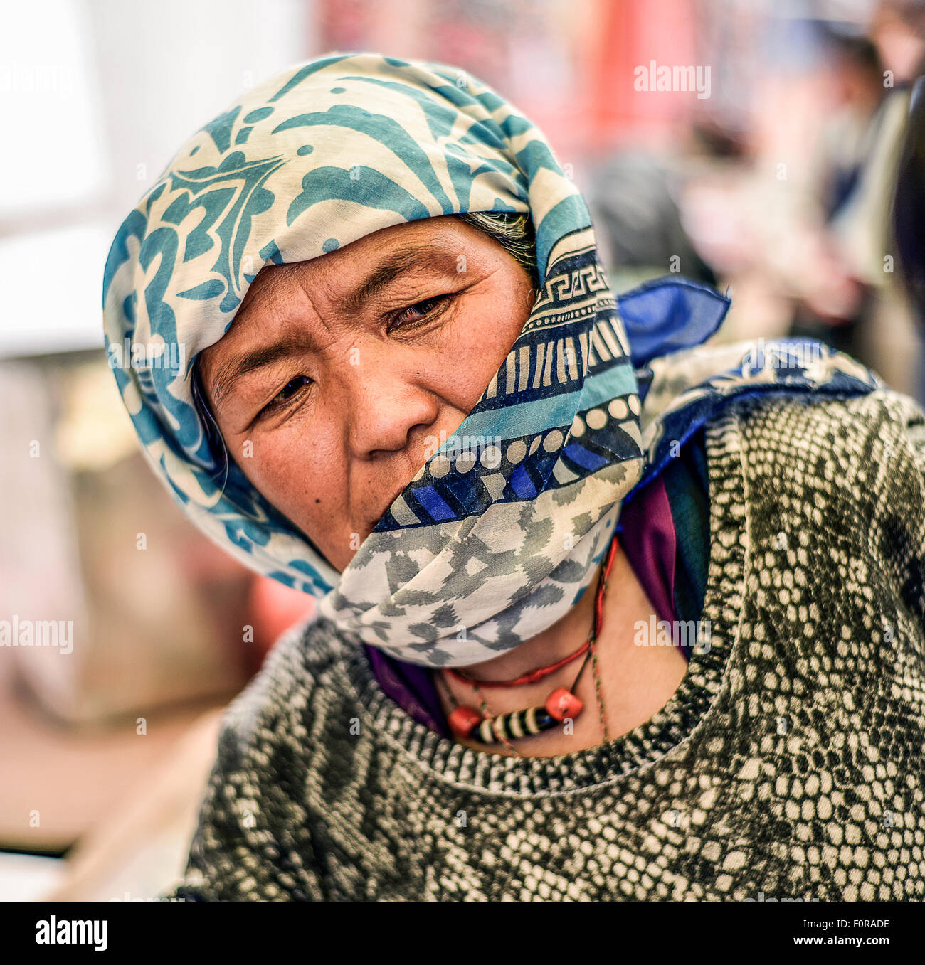 Women in traditional dress leh hi-res stock photography and images - Alamy