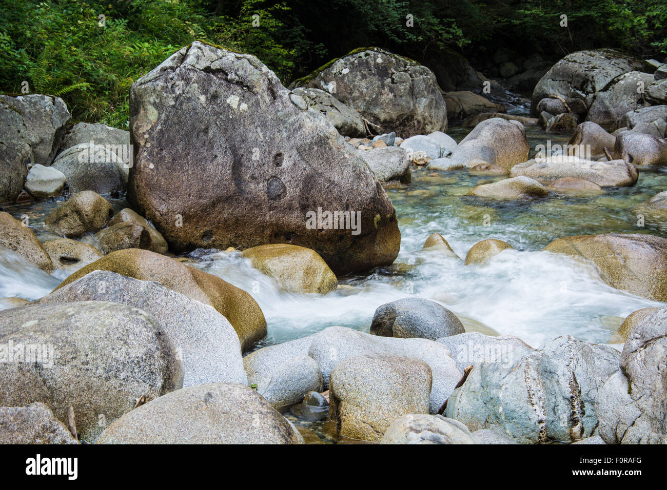 The force of the water in the nature Stock Photo - Alamy